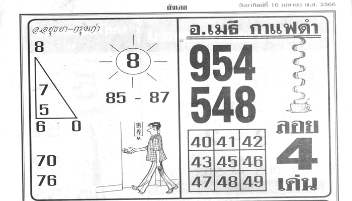 Thai Lottery Magazine Paper 4PC Tips 16-04-2023 – Thai Lottery Win Tip ...
